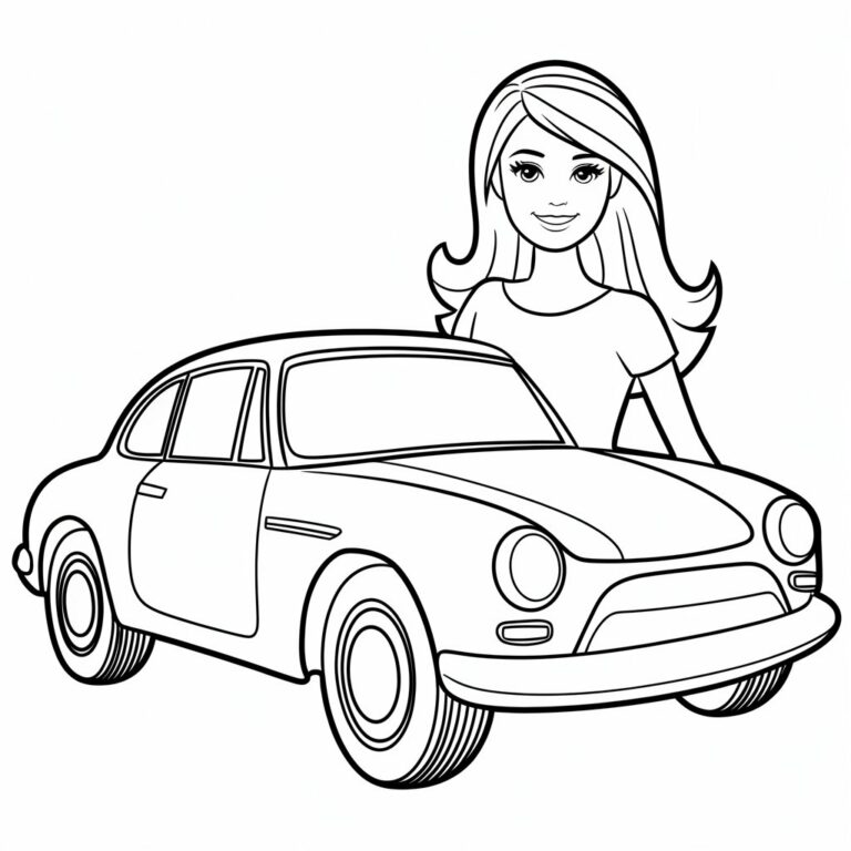 Barbie da colorare: 27 disegni PDF