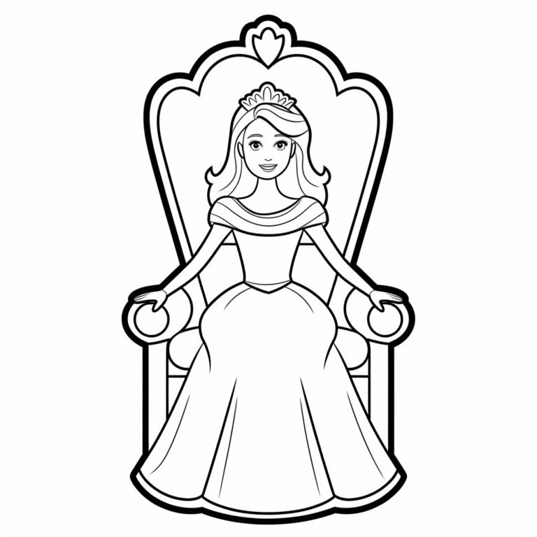 Barbie da colorare: 27 disegni PDF
