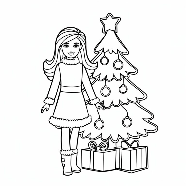 Barbie da colorare: 27 disegni PDF