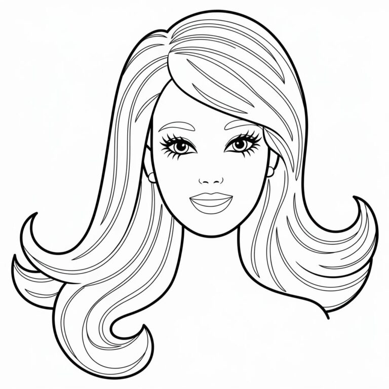 Barbie da colorare: 27 disegni PDF
