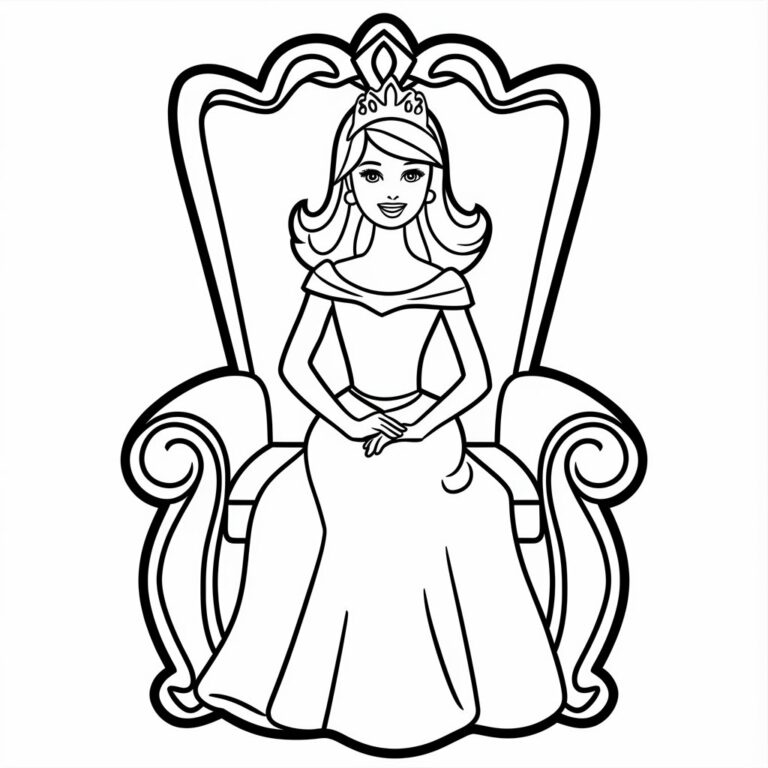 Barbie da colorare: 27 disegni PDF