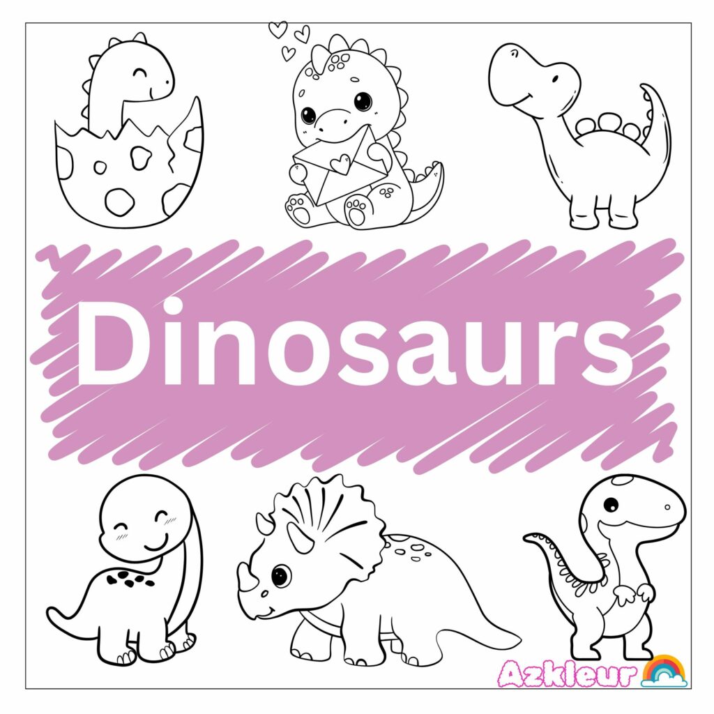 Free Printable Dinosaur Coloring Pages – 19 PDF Downloads