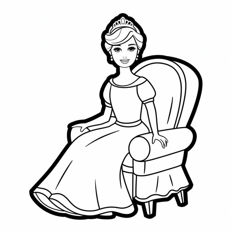 Barbie da colorare: 27 disegni PDF