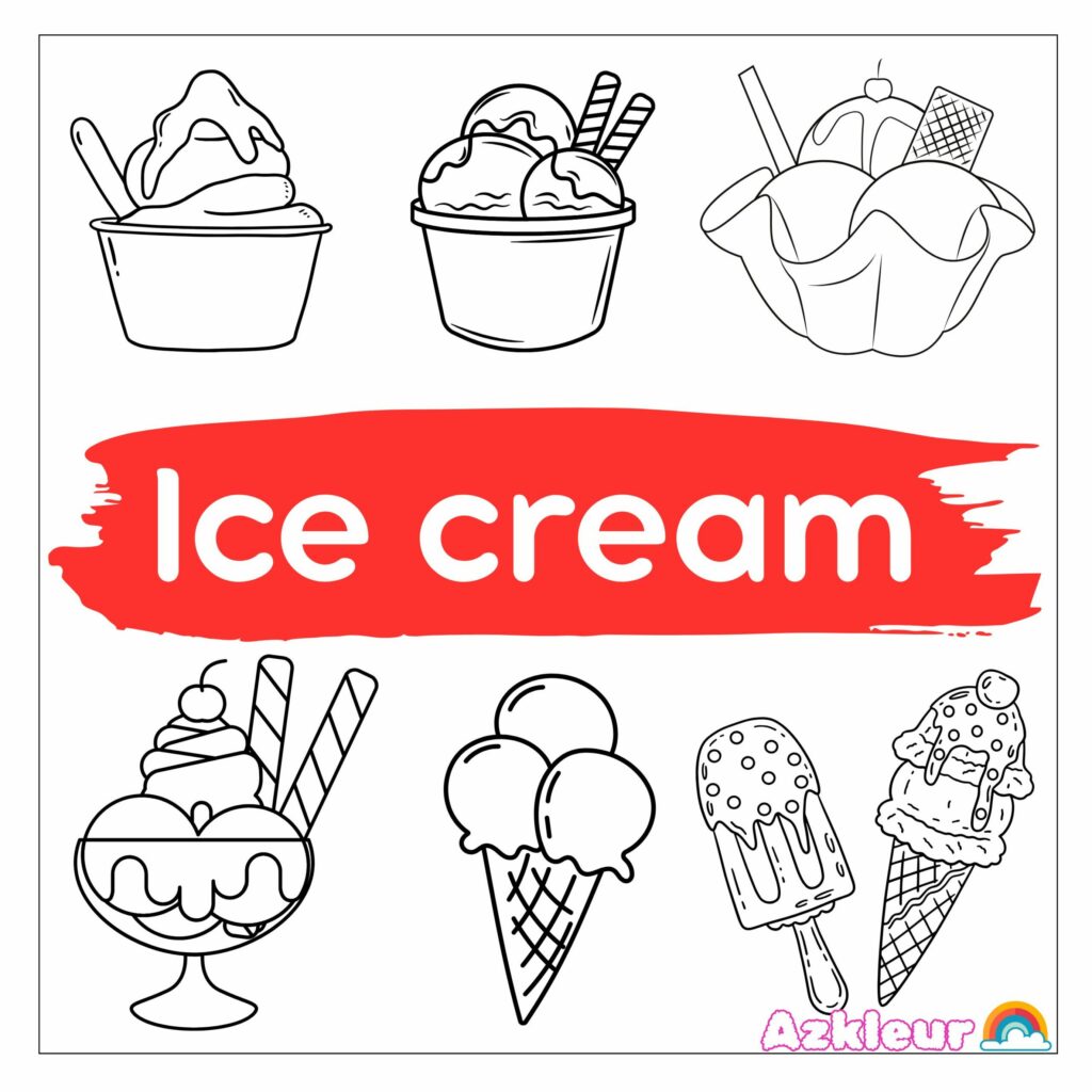 Free Printable Ice Cream Coloring Pages for Kids - 30 Ice Cream Themed ...