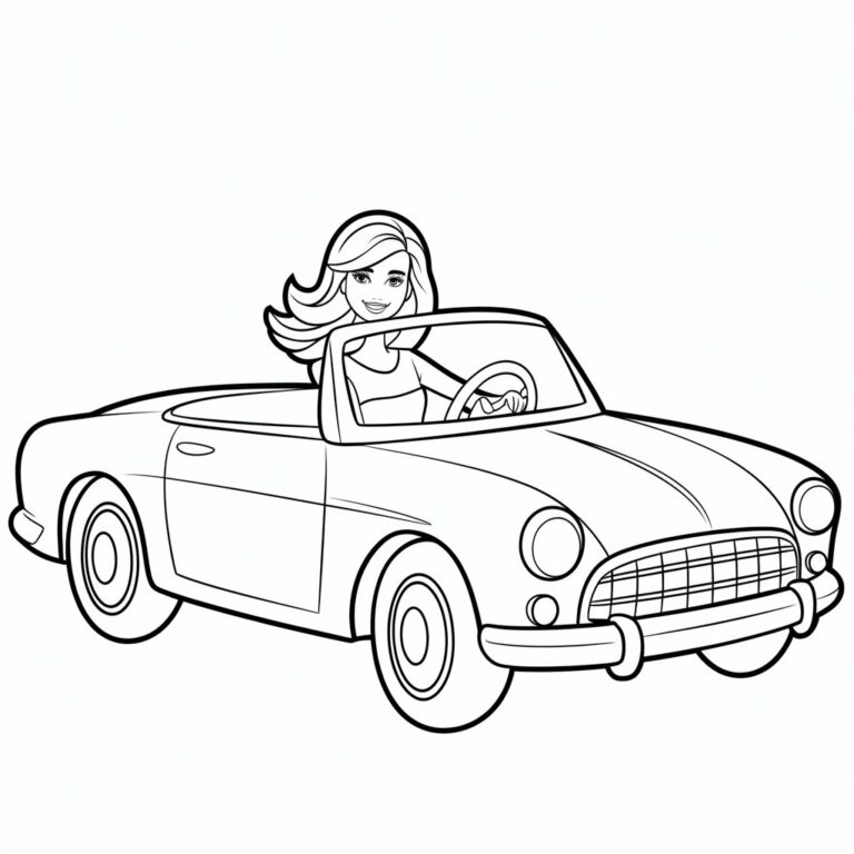 Barbie da colorare: 27 disegni PDF