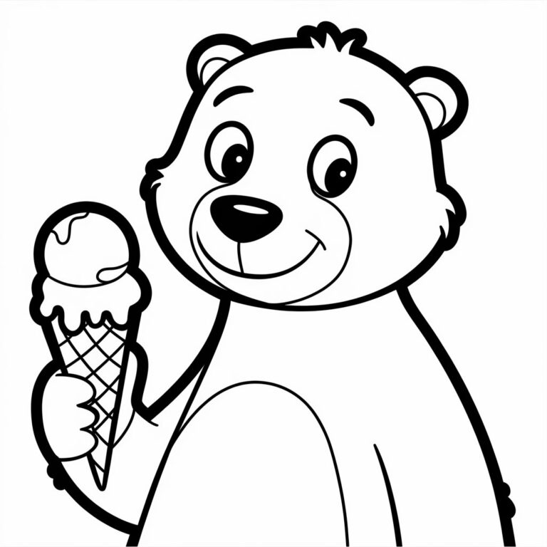 30 kostenlose Ausmalbilder Eis – druckbar als PDF