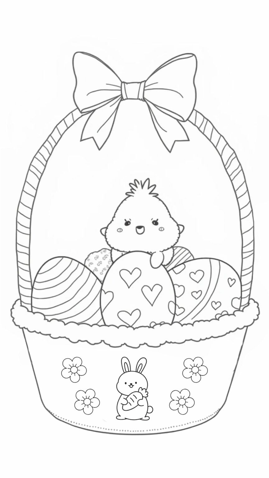 Free Printable Easter Coloring Pages - 39 Kids Coloring Sheets PDF Download