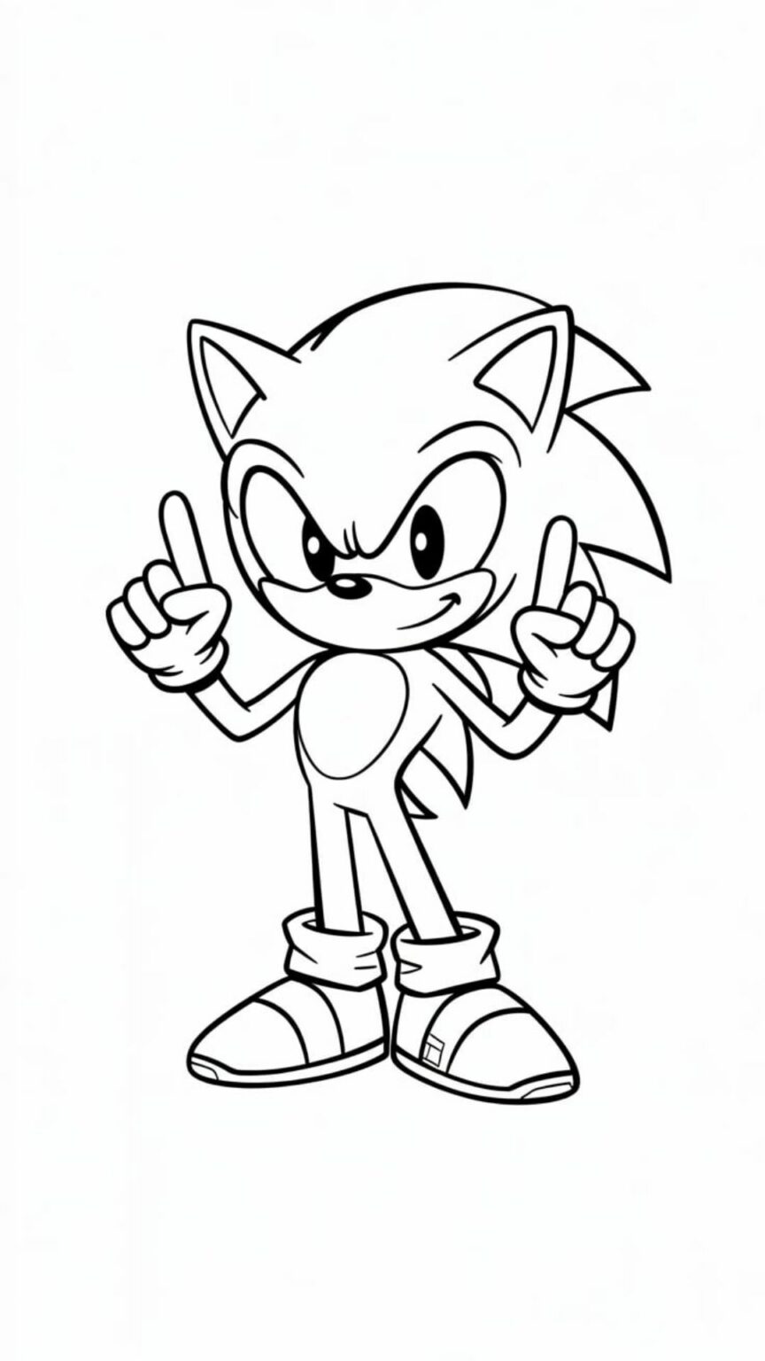 Free Printable Sonic Coloring Pages - 26 Pages to Download (PDF)