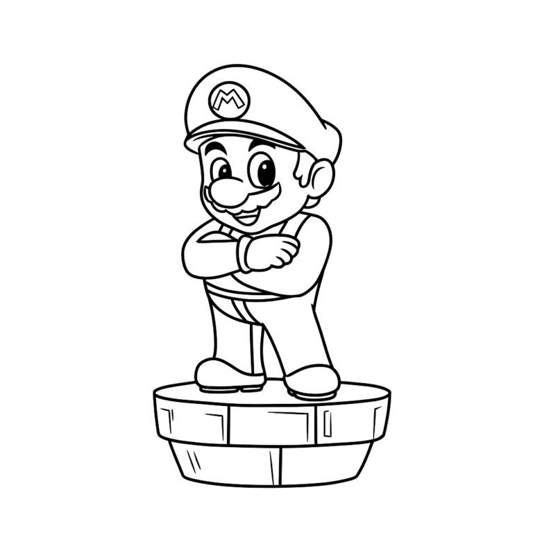 Super Mario da Colorare: 22 Disegni Stampabili – Download PDF Gratis