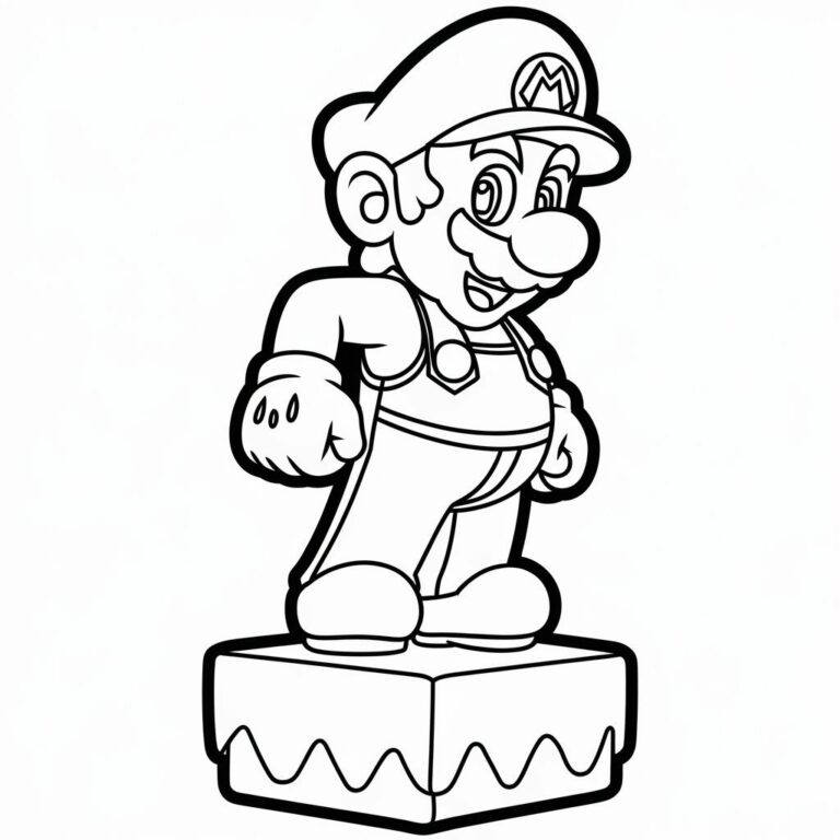Coloriages Mario: 22 pages à colorier imprimables, téléchargement ...