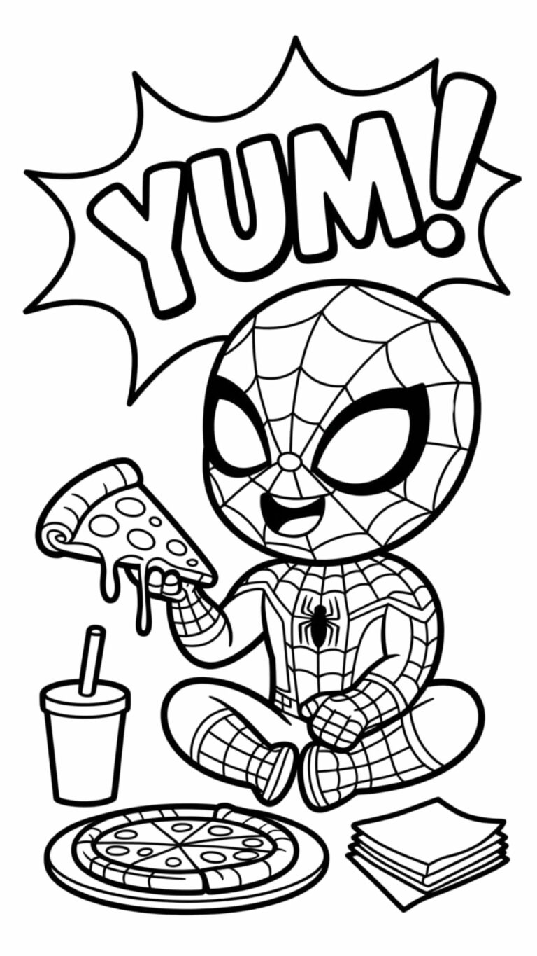 Top 20+ Spiderman Coloring Pages Free Download!