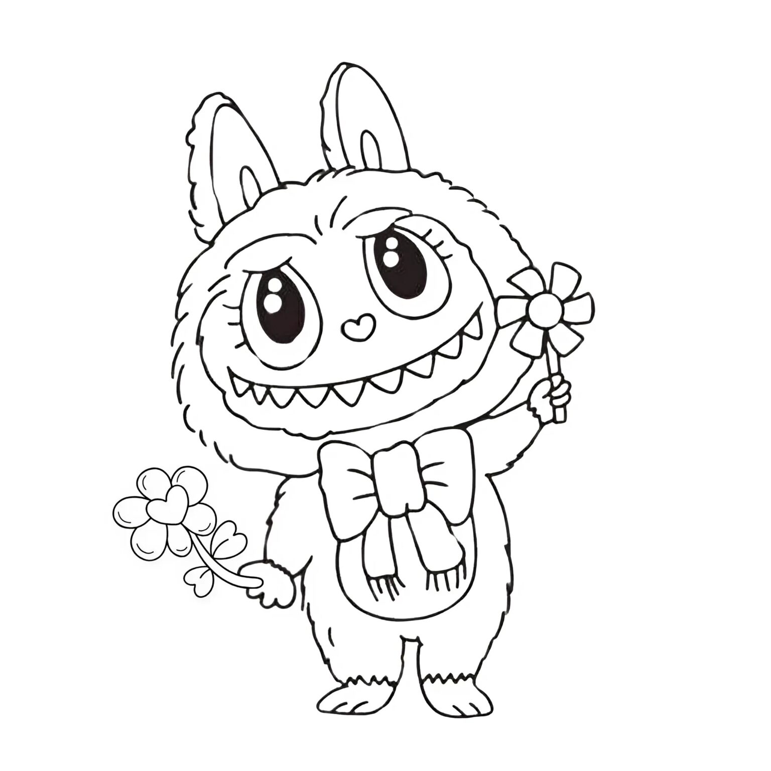 Labubu Coloring Pages - Free Printable 42 Coloring Pages for Kids