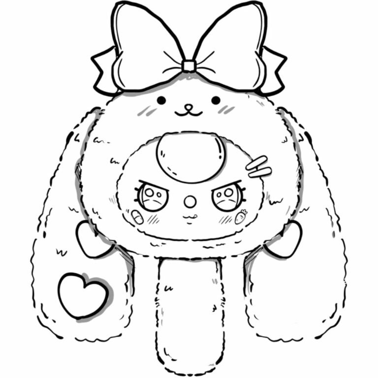 29 Baby Three coloring pages cute free