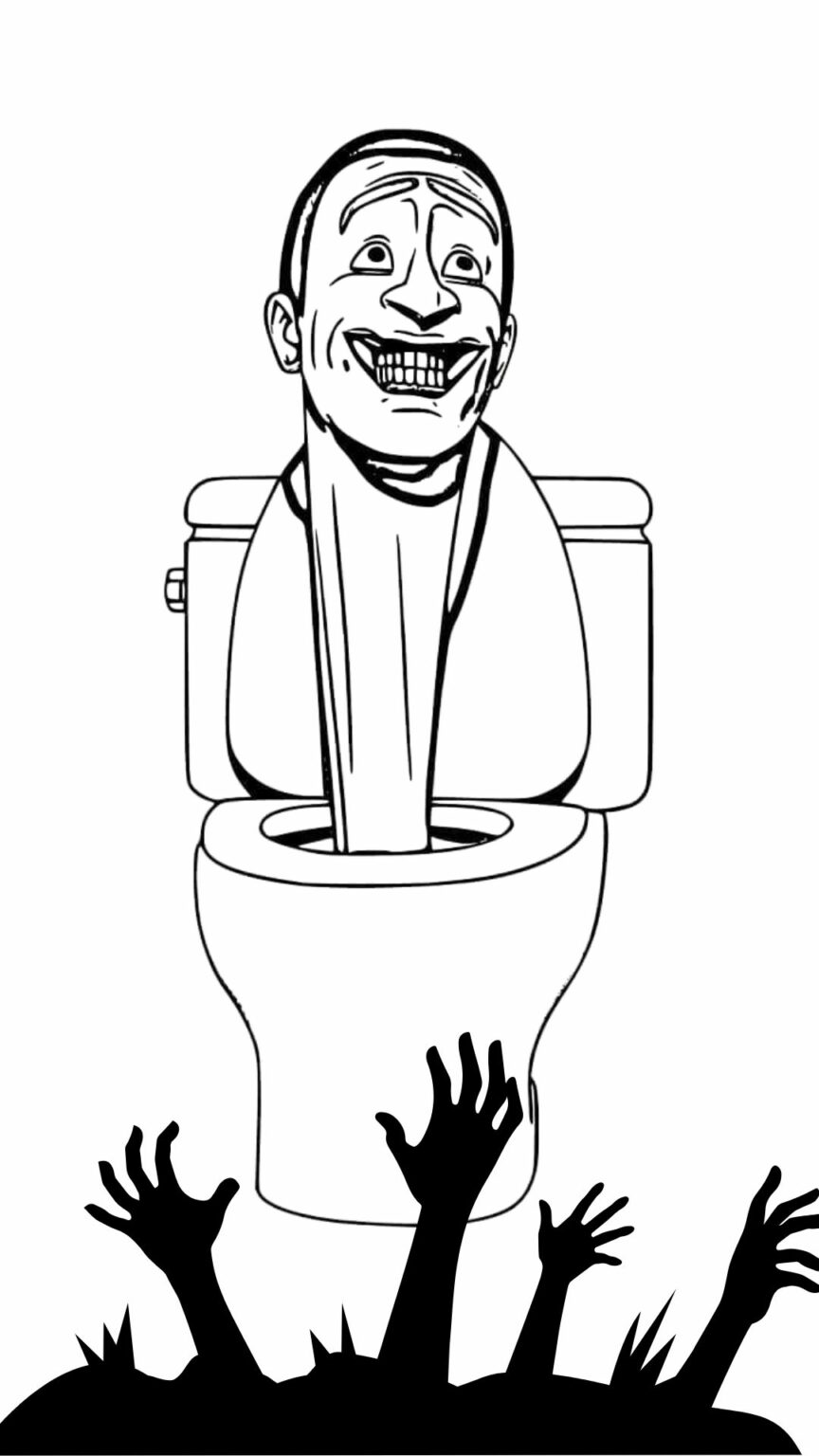 Free 17 Skibidi Toilet Coloring Pages - Printable PDF for Kids