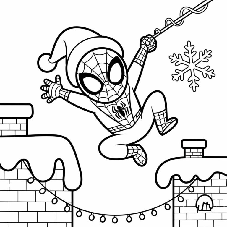 Free Spiderman Coloring Pages – 30 Printable PDF Sheets for Kids