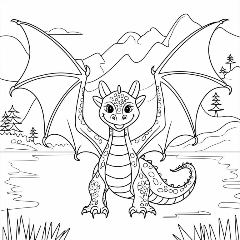 Free Dragon Coloring Pages - 23 Printable PDF Downloads