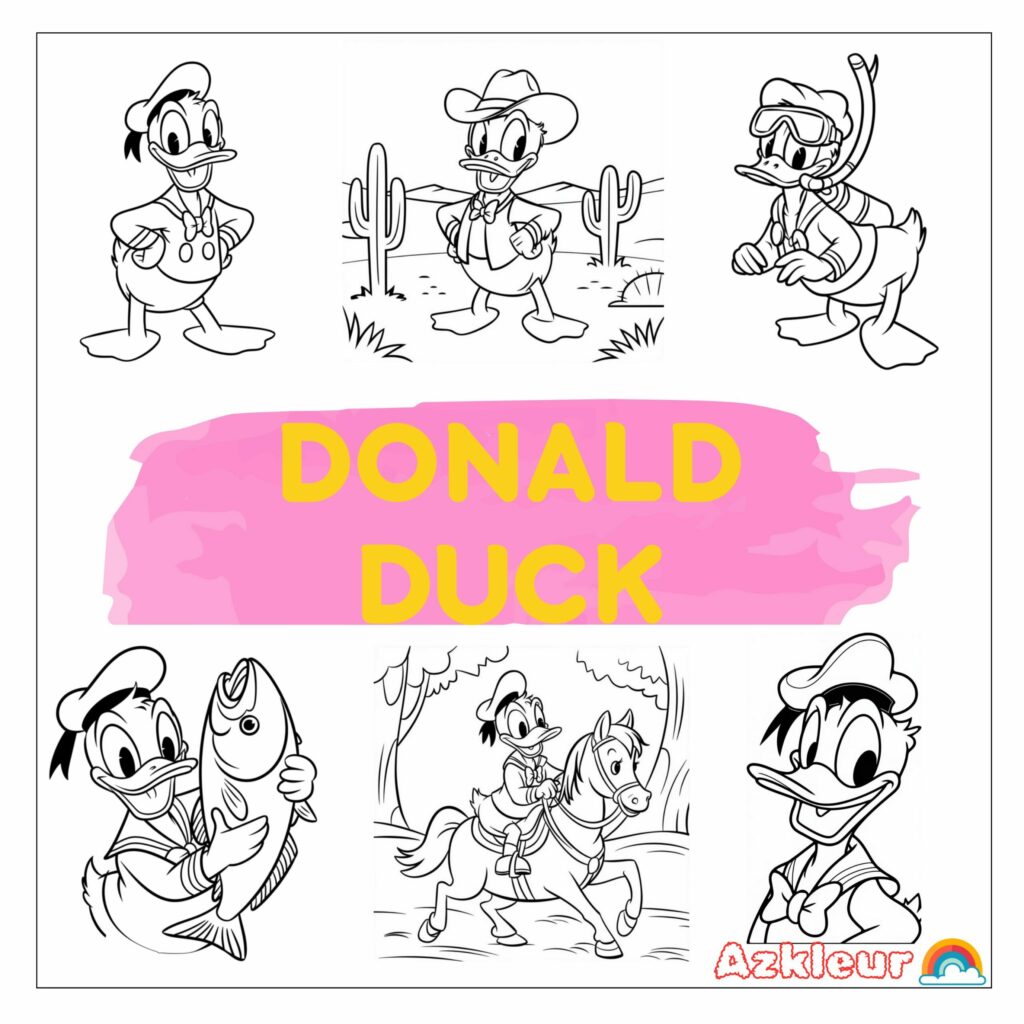 Coloriages De Mad Donald Duck
