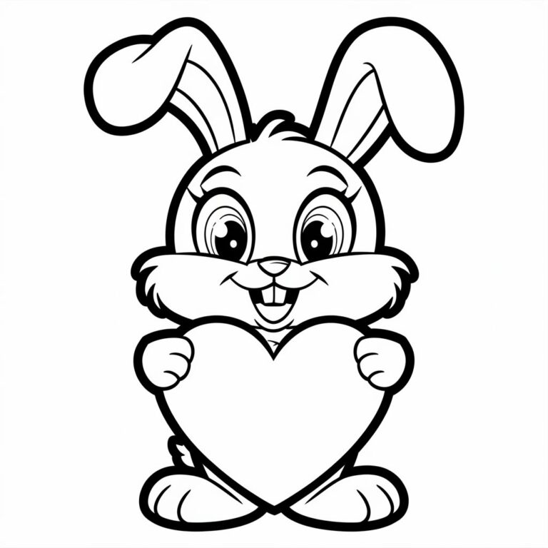 Heart Coloring Pages - Free Printable 29 Coloring Pages for Kids