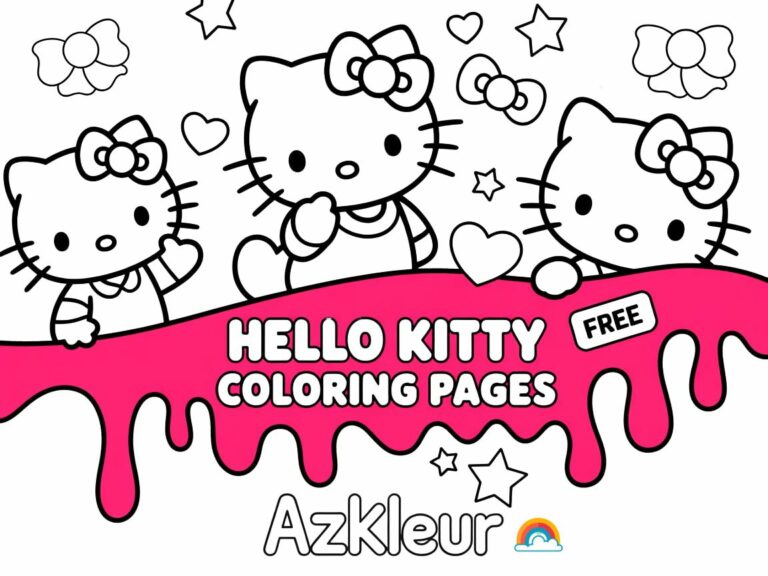 37 Free Hello Kitty Coloring Pages for Kids