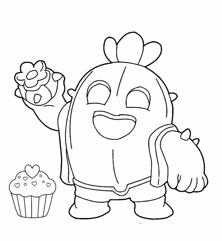 Free Printable Brawl Stars Coloring Pages - 21 Pages to Download in PDF