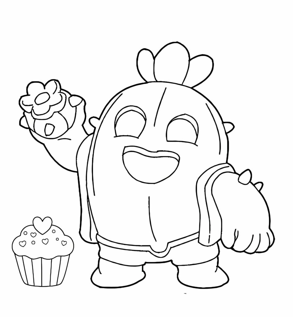 Free Printable Brawl Stars Coloring Pages - 21 Pages to Download in PDF