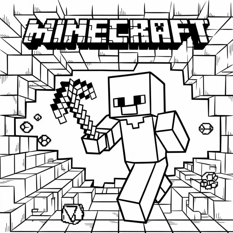 Free Minecraft Coloring Pages - 26 Printable Sheets for Kids