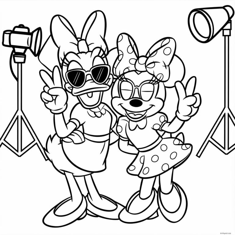 21 coloriages Minnie à imprimer – PDF gratuit