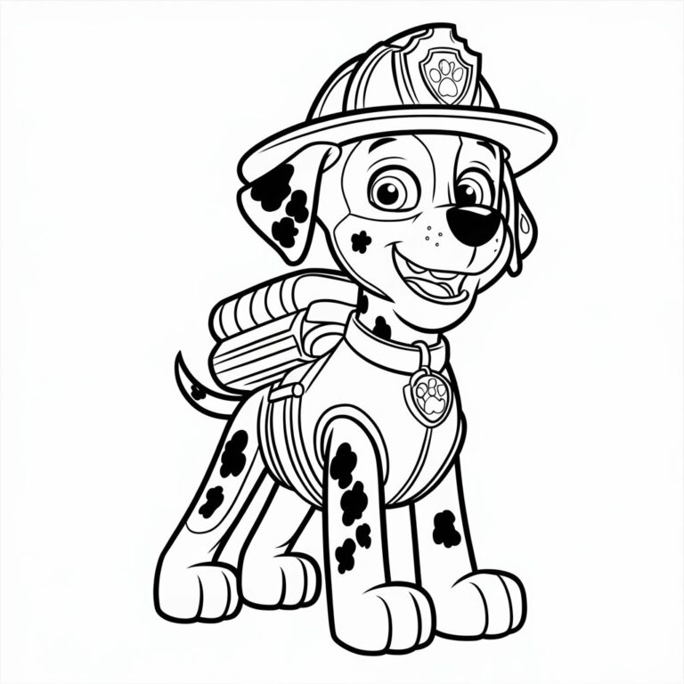 Paw Patrol Mother’s Day Coloring Page - AZkleur