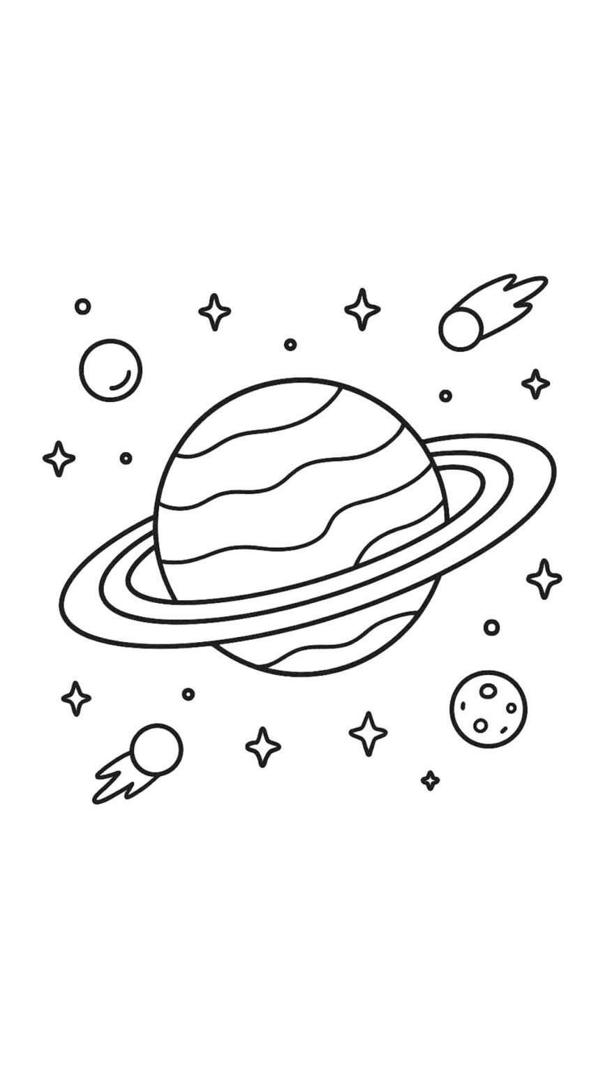 20 Free Planet Coloring Pages to Download