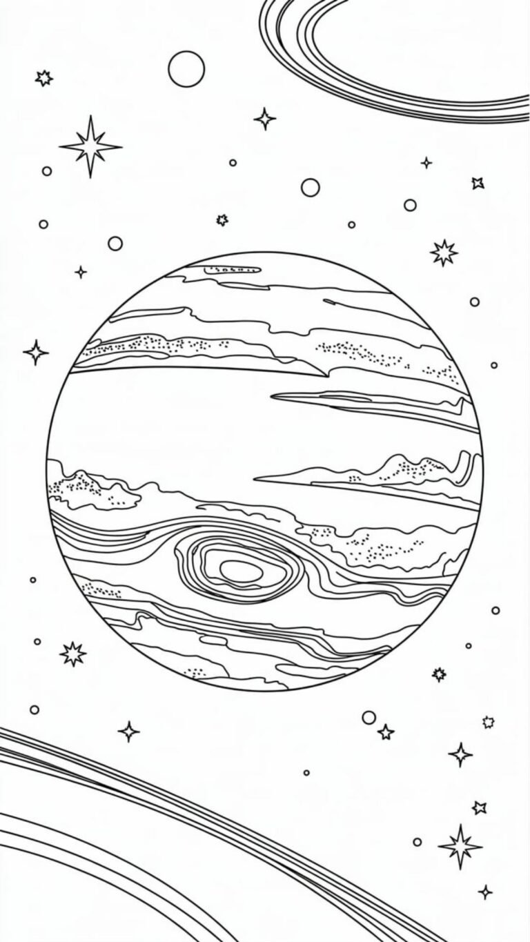 20 Free Planet Coloring Pages to Download