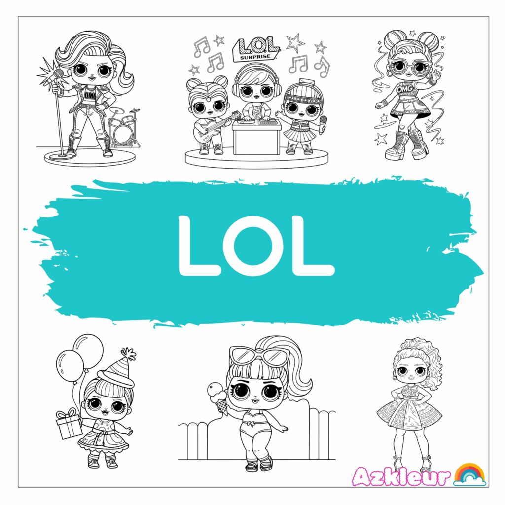 Lol Doll Coloring Sheets LOL OMG Coloring Pages | Free Printable New