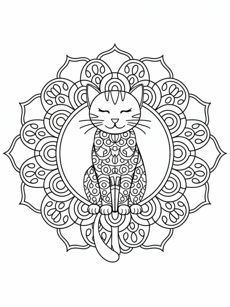 Gratis Mandala Kleurplaat: 24 Afdrukbare Kleurplaten als PDF