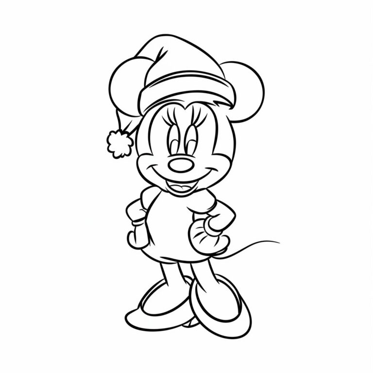 21 coloriages Minnie à imprimer – PDF gratuit
