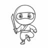 23 Coloring Pages Ninja Free to Download