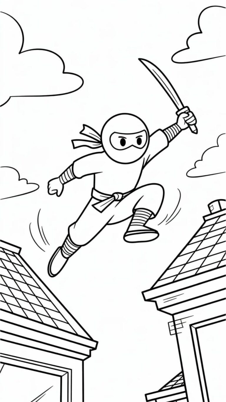 23 Coloring Pages Ninja Free to Download