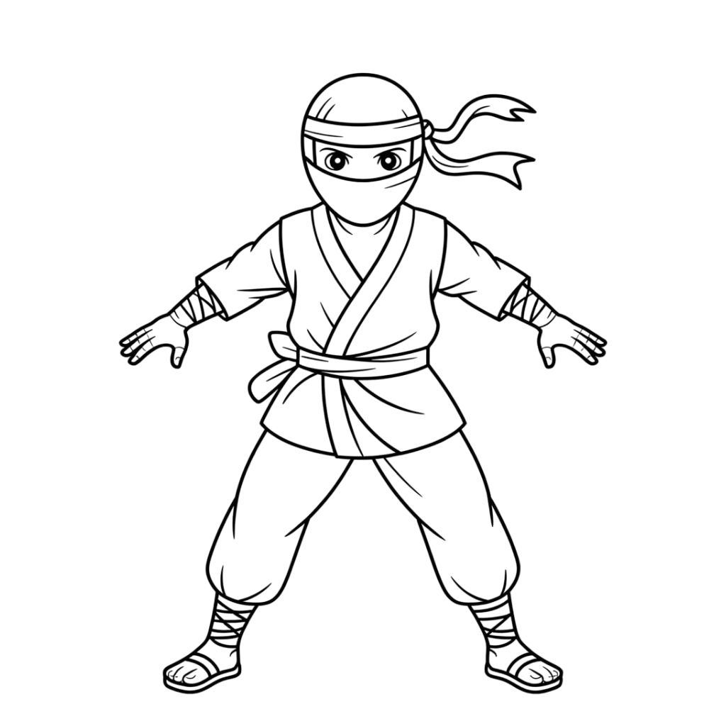 23 Coloring Pages Ninja Free to Download