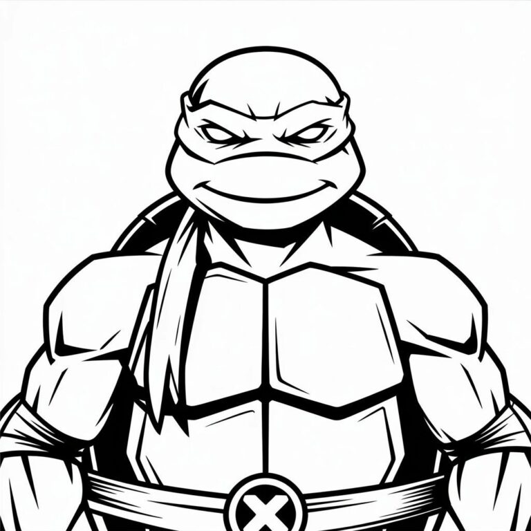 Free Printable Ninja Coloring Pages – 22 Coloring Sheets for Kids