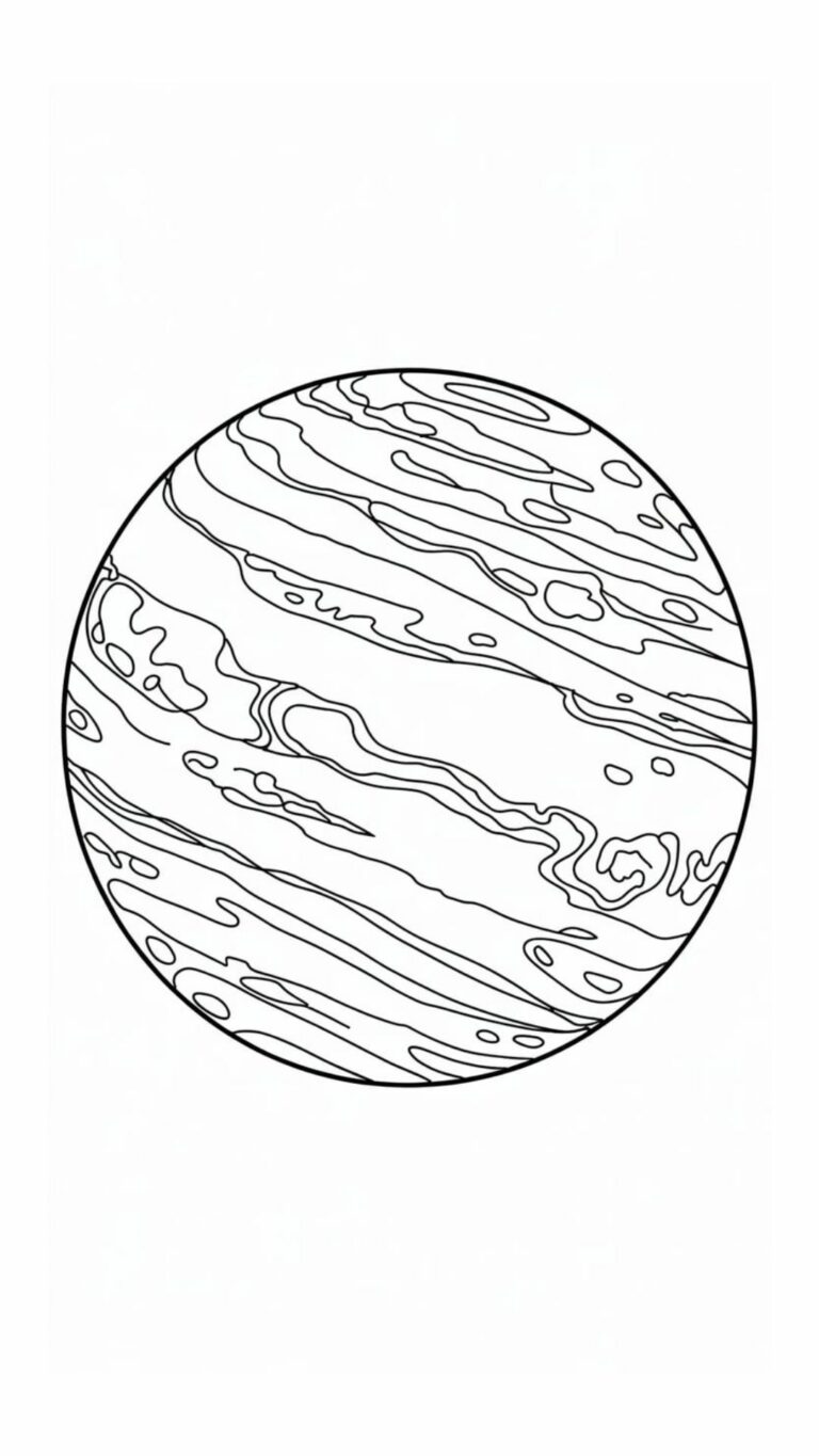 20 Free Planet Coloring Pages to Download