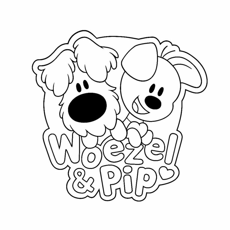 Gratis Kleurplaat Woezel en Pip - 18 Printbare Pagina's PDF Download