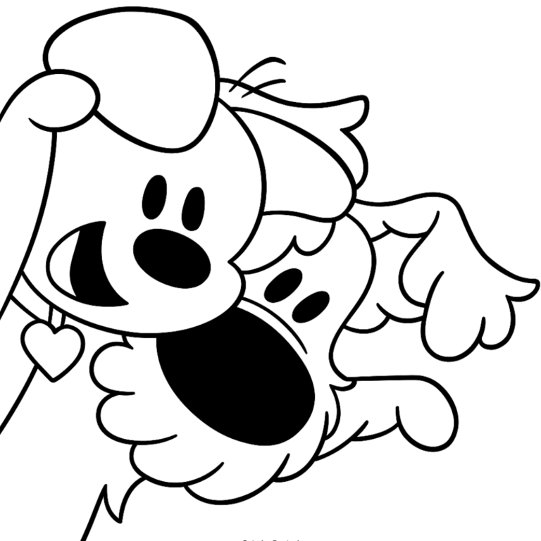 Gratis Kleurplaat Woezel en Pip - 18 Printbare Pagina's PDF Download