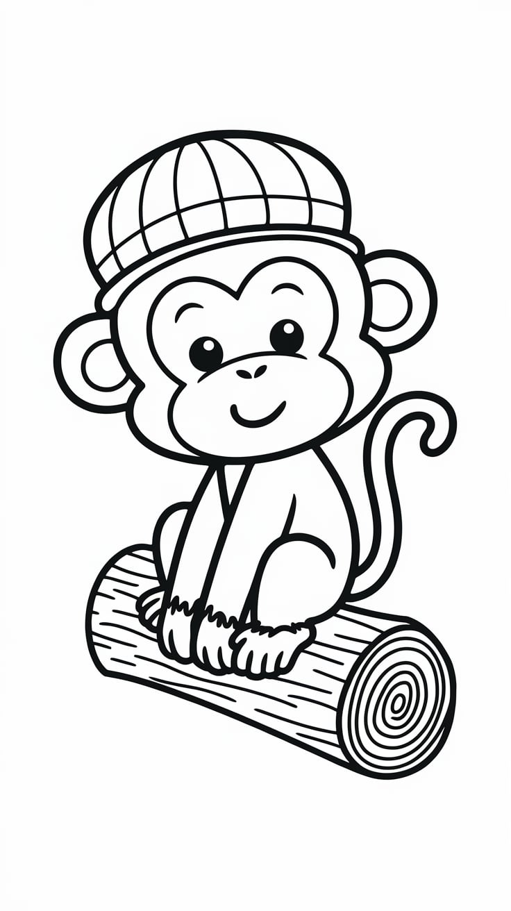 Top Affe Ausmalbild 2025