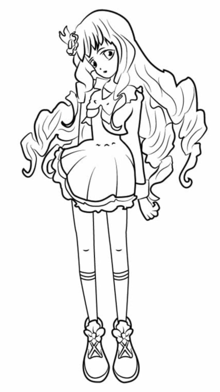 Free Printable Manga Coloring Pages – 19 Pages Download PDF