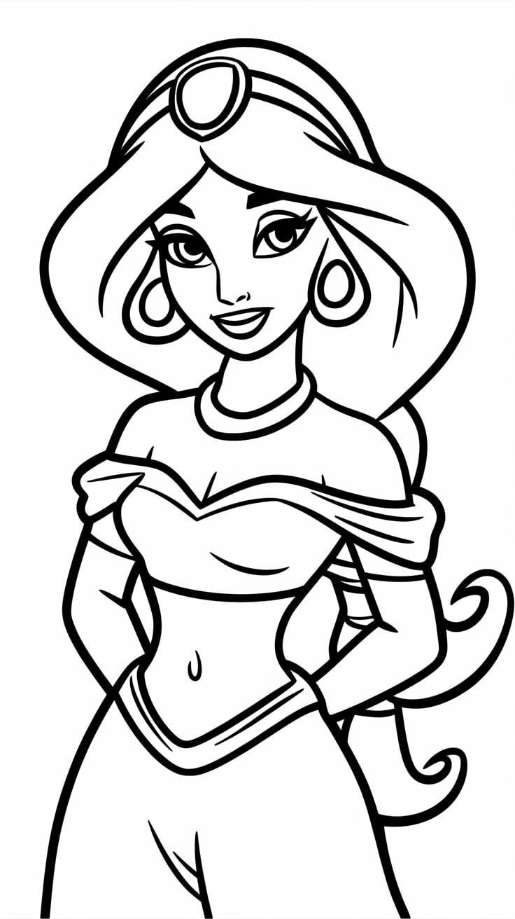 20 Coloriage Princesse Disney 2025
