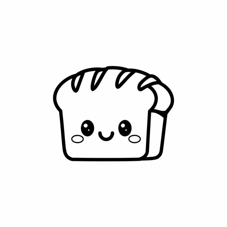 Kawaii Essen Ausmalbilder - 19 kostenlose Malvorlagen zum Ausdrucken, PDF