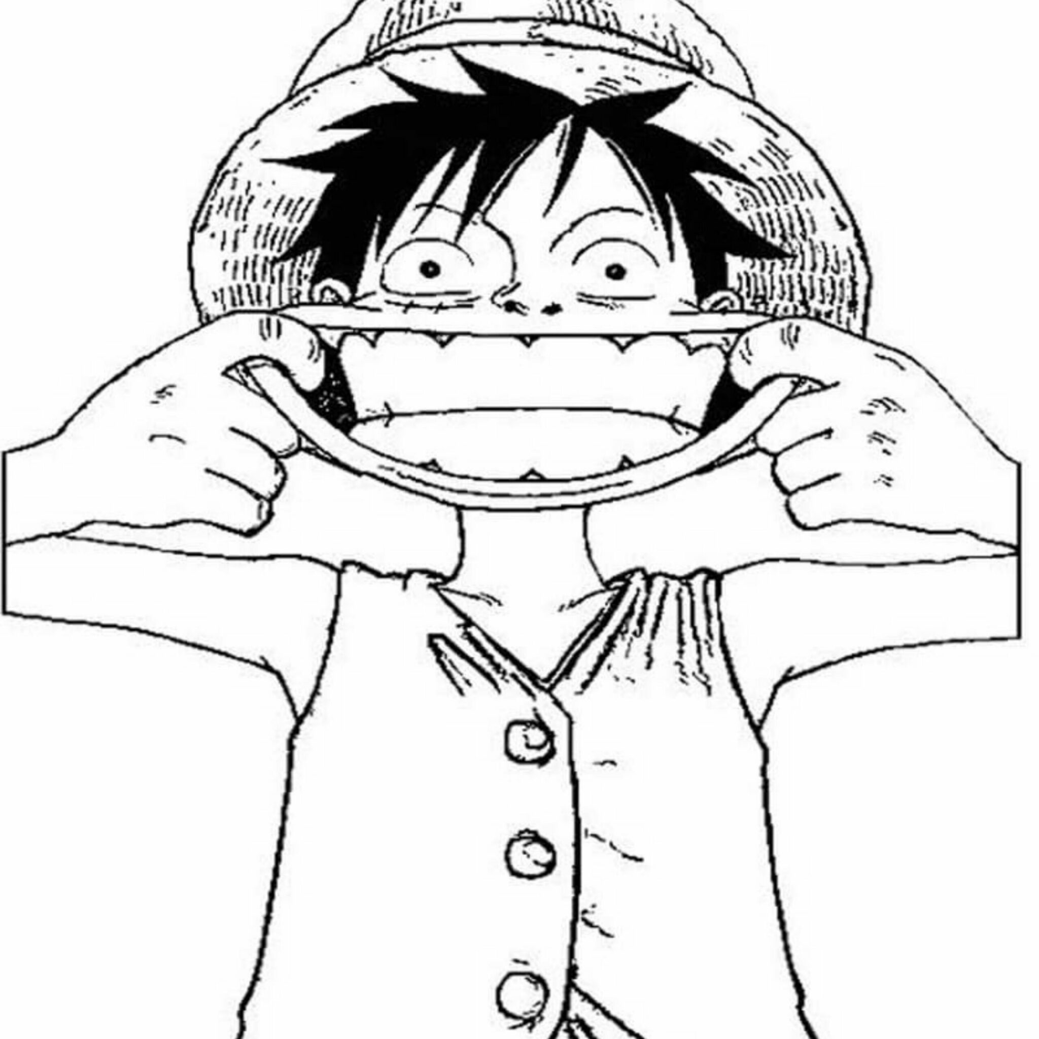 One Piece para colorir – 18 páginas grátis para imprimir