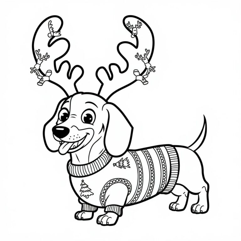 Gratis kleurplaat hond - 30 printbare pagina's, PDF downloaden