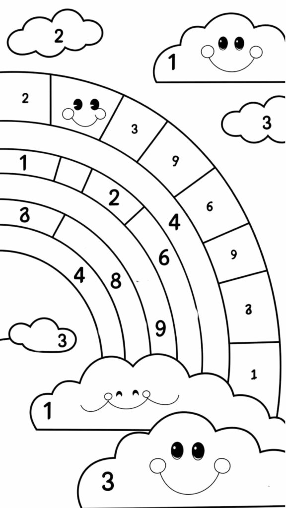 TOP 15+ Free Color by Number Coloring Pages