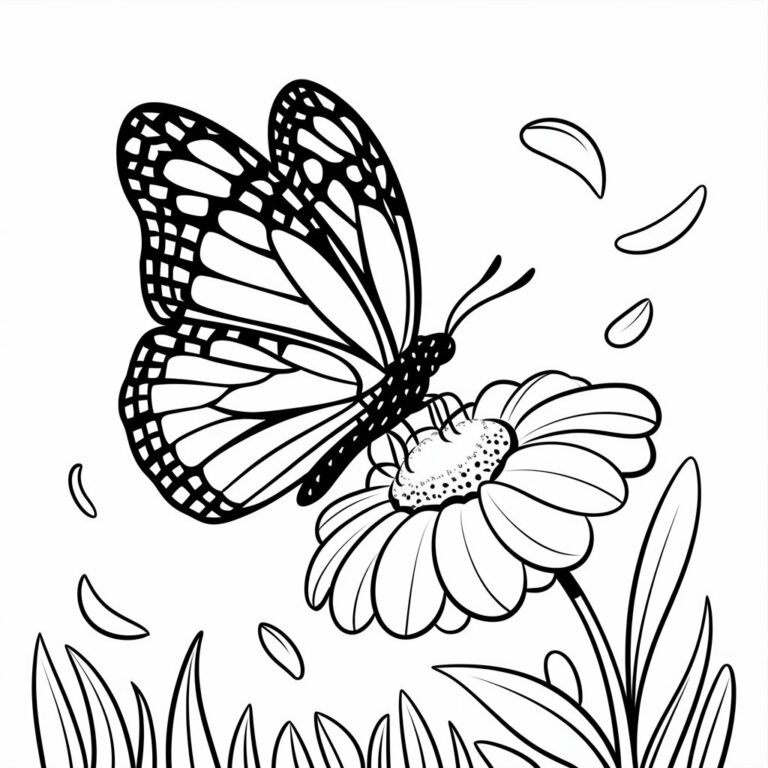 Coloriage papillons – 32 pages à colorier gratuites et imprimables en PDF