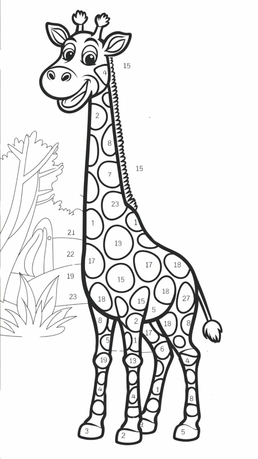 TOP 15+ Free Color by Number Coloring Pages