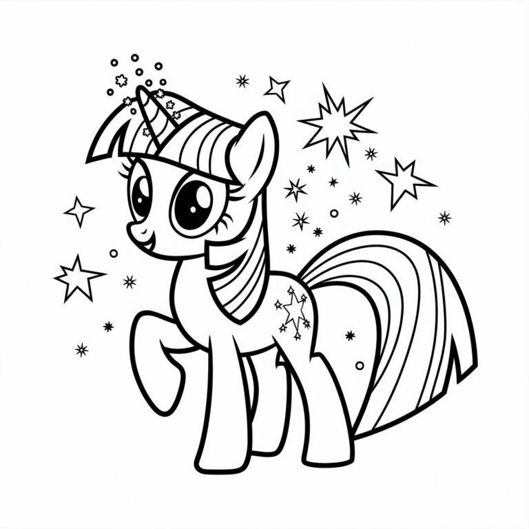 Free Printable My Little Pony Coloring Pages - 22 Pages PDF Download